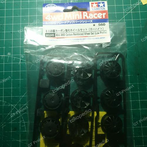 Jual Tamiya 95245 - Mini 4wd Carbon Reinforced Wheel Set (Low Profile ...
