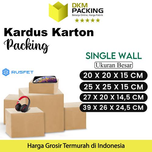 Jual KARDUS PACKING BESAR KARTON BOX DUS LARGE KOTAK PACKAGING POLOS ...