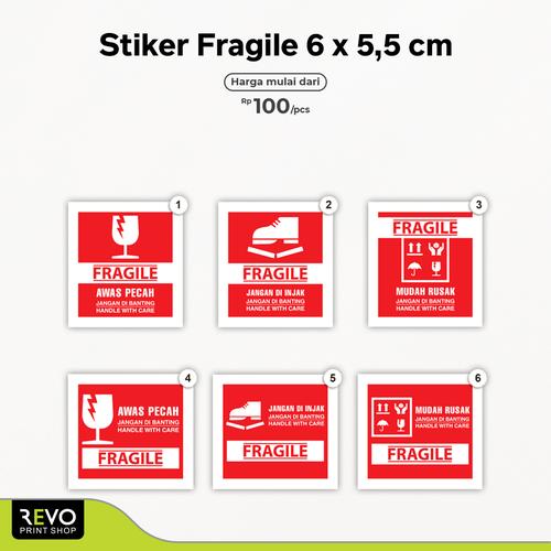 Jual STIKER FRAGILE 6 X 5,5 CM - No 1 - Kota Tangerang Selatan - Revo ...
