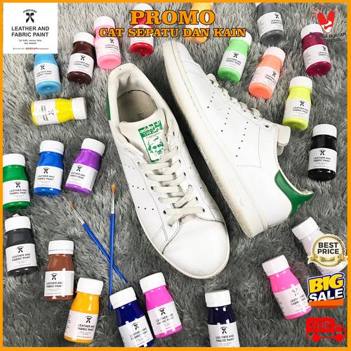 Jual CAT SEPATU Leather dan Pabric Repaint Waterbase 30 ml Not Angelus ...