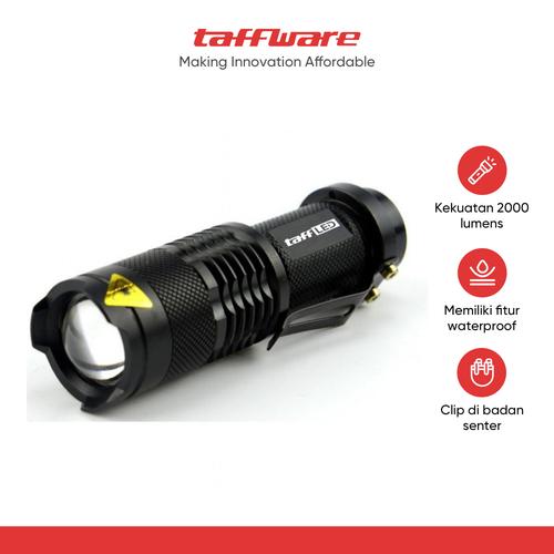 Promo TaffLED Senter LED 2000 Lumens Waterproof Pocketman P1 - Jakarta ...