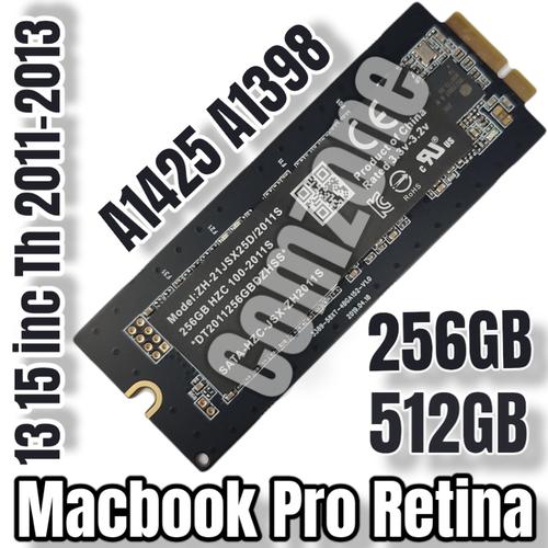 Jual SSD Macbook Pro Retina 13 A1425 15 A1398 2012 2013 256GB 512GB ...