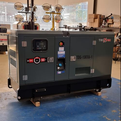 Jual Genset 15 kva 1 phase Silent TSUZUMI Army Model TDG 15 KVA -1 ...