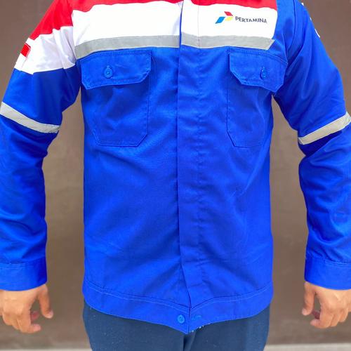 Jual Seragam Pertamina / Kemeja Wearpack / Kemeja Safety Pertamina ...