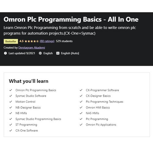 Jual Video Tutorial Omron CX-Programmer, CX-Designer, Sysmac Studio, Motion - Kab. Bandung ...