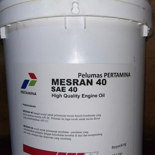 Jual Oli Mesin Bensin PERTAMINA MESRAN 40 - Jakarta Timur - agenpelumas ...