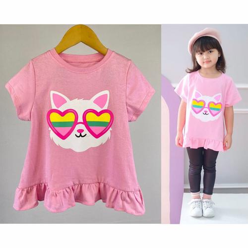 Jual Tunik Anak Smile Susan Warna Baby pink 1-5 Tahun - Baju Anak ...
