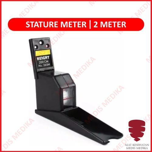 Jual Stature Meter 2 Meter Alat Ukur Tinggi Badan Pengukur Staturemeter ...