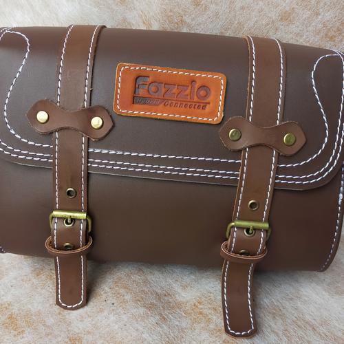 Jual tas top box bag side bag yamaha fazzio - coklat tua, L - Kab ...