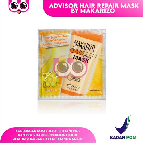 Jual [SACHET/ECER 15ML] ADVISOR HAIR REPAIR MASK BY MAKARIZO - Kota ...