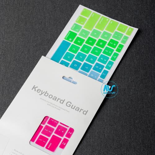 Promo Macbook Cover Keyboard Protector NEW AIR 13 M1 A2337 - Rainbow ...