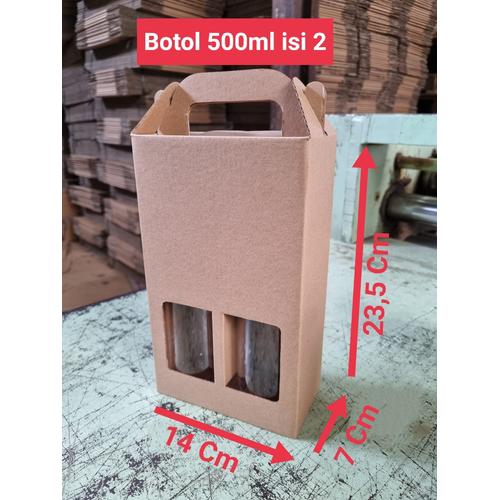 Jual Kardus Minuman Botol 250 mL| Box Hampers Botol 250 mL - 500ml isi 2 - Jakarta Utara - Tunas ...