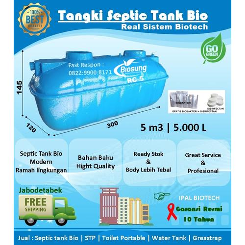 Jual septic tank biotechno, septic tank bio, biofil, biotech 5.000 ...