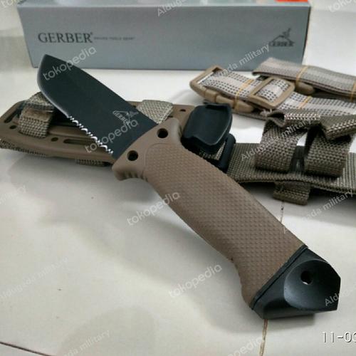 Jual pisau GERBER LMF II - Hitam - Kab. Bekasi - Aldugada military ...