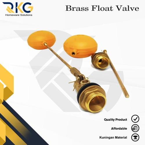 Jual Pelampung Tangki Air 3/4 Inci Kuningan l Floating Valve Toren ...