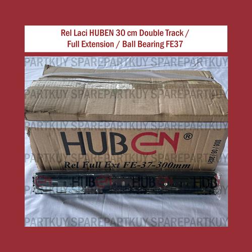 Jual Rel Laci HUBEN 30 cm Double Track / Full Extension / Ball Bearing ...