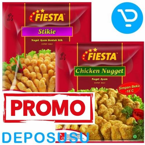 Jual Fiesta Chicken Nugget - Nuget / Stikie 500gr - Nugget 400g ...