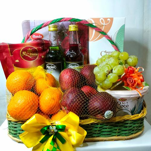 Jual Parcel Lebaran 53 Monde, Kurma, Syrup Marjan, Anggur, Jeruk, Apel ...
