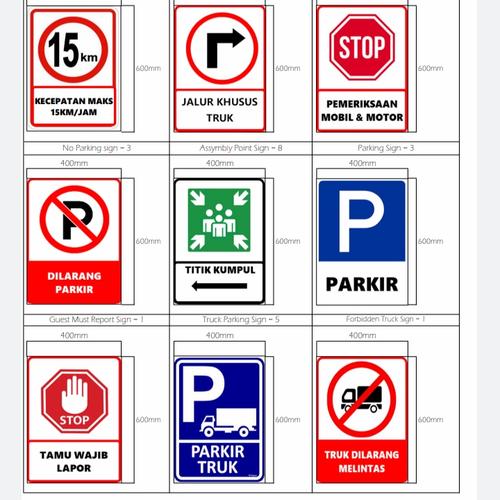 Jual Papan rambu lalu lintas - Jakarta Barat - Win Prima Kreasi | Tokopedia