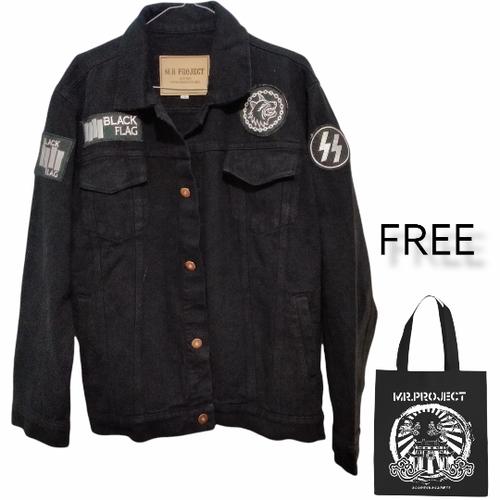 Jual denim jaket full patch black flag - XXXL - Kota Cimahi - MR PROJECT DENIM | Tokopedia