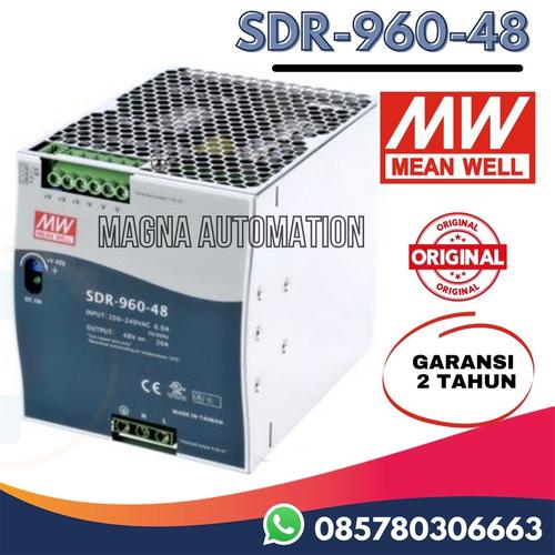 Jual MEAN WELL SDR-960-48 MEANWELL Industrial DIN RAIL with PFC ...