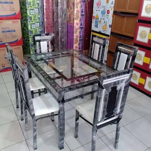 Jual MEJA MAKAN BESI+KACA (HANYA MEJA YA) - Jakarta Selatan - CALVIN ...