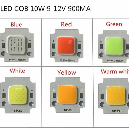 Jual HPL COB 10W High Power Led 10 watt suku cadang part lampu sorot ...