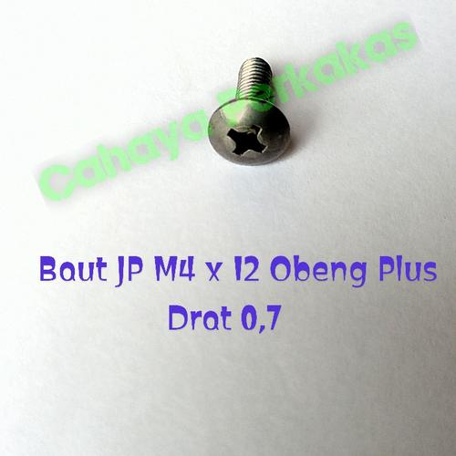 Jual AC Baut JP M4 x 12 Obeng Plus Drat Halus Original - Jakarta Barat ...