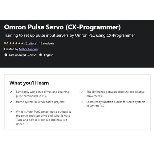 Jual Video Tutorial Omron Pulse Servo (CX-Programmer) - Kab. Bandung ...