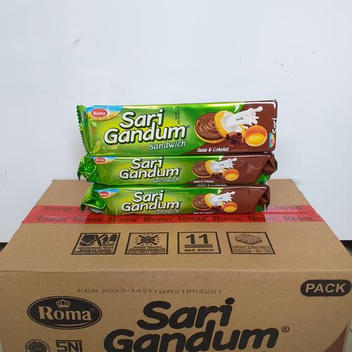 Jual Biskuit Roma Sari Gandum Coklat 115 gr 1 Dus - Via GOJEK/GRAB ...