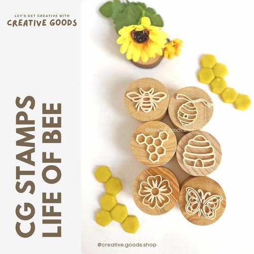 Jual CG Playdough stamps Life of BEE SATUAN / stempel playdoh tema ...