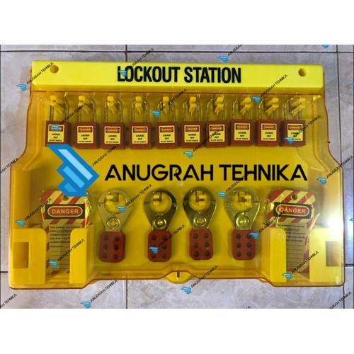 Jual PROMO Lockout Station 10 Padlock PROMO spt Masterlock - COVER ONLY ...