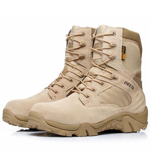 Jual Delta Force Sepatu Boots Kulit Premium Dessert 516 Tinggi 8 Inch ...