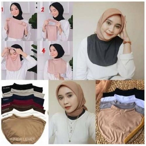 Jual Manset leher - inner leher fashion wanita dalaman leher - Hitam ...