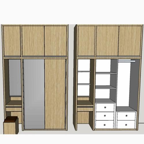 Jual lemari pakaian hpl - Kota Tangerang - HOME FURNITURE 1 | Tokopedia