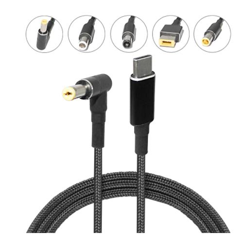 Promo POWER CABLE 100W USB TYPE C TO DC PD CHARGER FOR LAPTOP UNIVERSAL ...