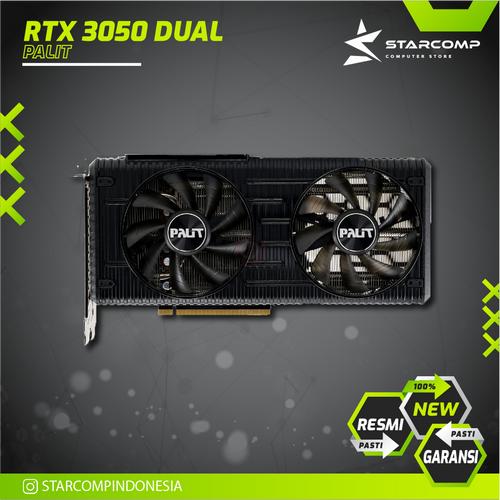 Promo PALIT RTX 3050 Dual 8GB GDDR6 PALIT GeForce RTX3050 DUAL 8G DDR6 ...