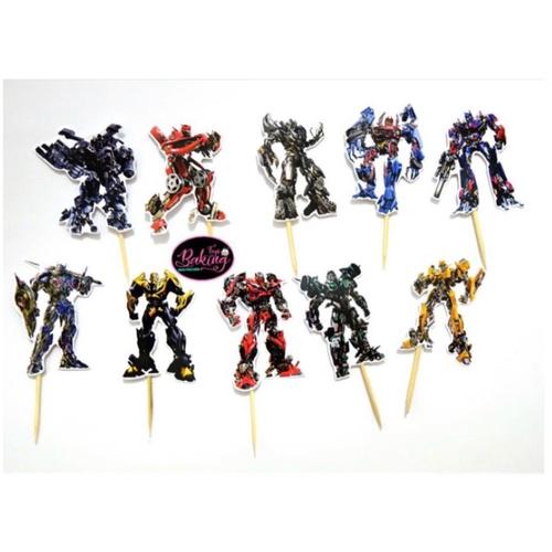 Jual Topper Birthday Tusukan Hiasan Kue - Cupcake - Transformers ...