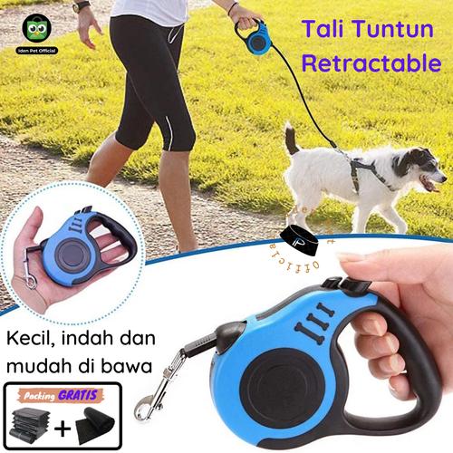 Jual Tali Tuntun Retractable Dog Leash Harness Anjing Kucing Besar ...