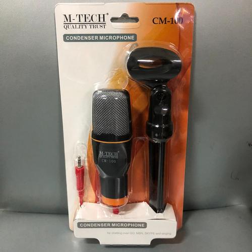 Jual Mic Condenser Microphone M-Tech CM-100 Jack Audio 3.5mm - Jakarta ...