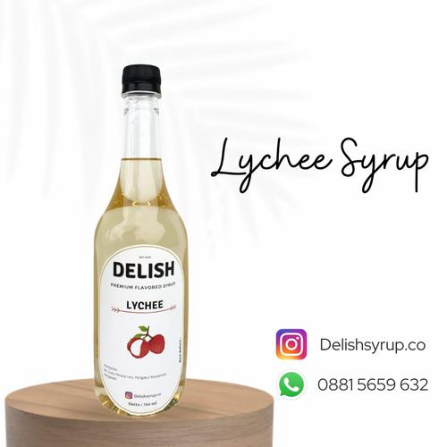 Jual Lychee Delish Syrup Premium sirup Lychee Sirup Cafe Sirup Gourmet ...