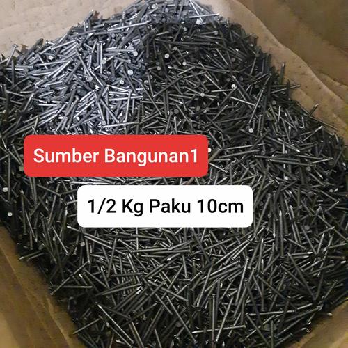 Jual Paku Kayu 10cm paku reng kaso hitam bangunan hitam 10 cm balok ...