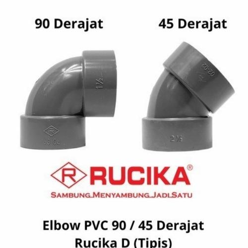 Jual Knee 3inch Rucika D | Elbow 3inch | Sambungan Paralon 3 inch ...