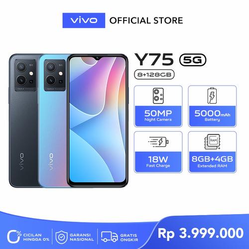 Jual Vivo Y75 5G Ram 8+4 Extended, Rom 128Gb Original 100% Garansi ...