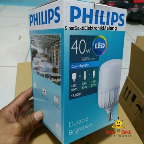 Jual Philips Lampu Led 40w TFORCE 40 watt e27 putih Trueforce Besar ...
