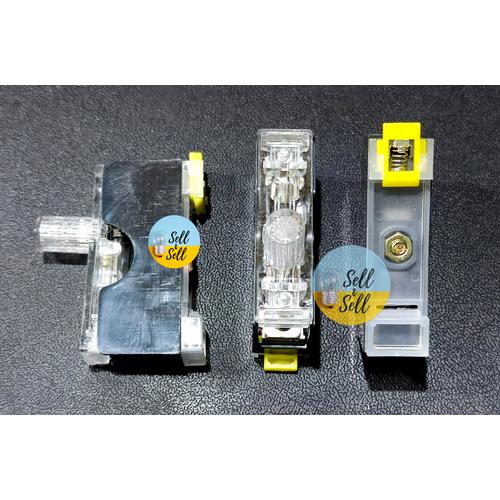 Jual Fuse Kubur FS-10 with Fuse Glass / Fuse Kubur model Din Rail FS10 ...