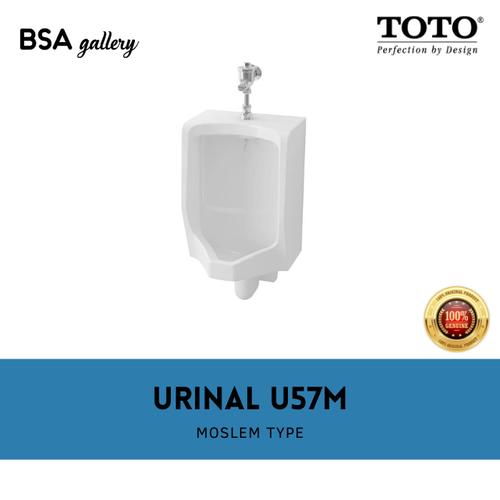 Jual URINAL TOTO U57M / URINOIR + PUSHKRAN T60P MOSLEM TYPE / URINAL ...