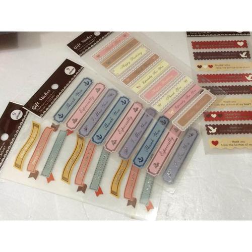 Jual sticker tema tulisan ucapan dengan berbagai varian kata, - Jakarta ...