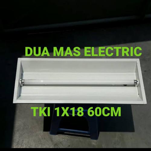 Jual Kap Lampu TKI 1x18 watt led 1x8w Watt Kosongan Tanpa Lampu 60cm ...