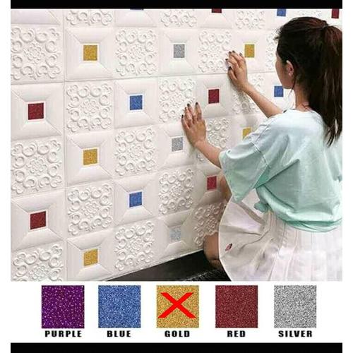 Jual Wallpaper Dinding 3D Foam Motif Batik Batik FOAM High Quality ...